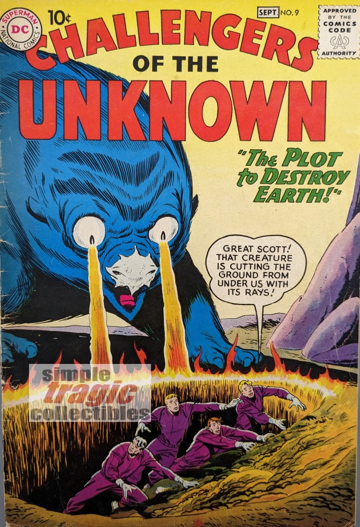 Challengers Of The Unknown (1958) #9 – Simple Tragic Collectibles