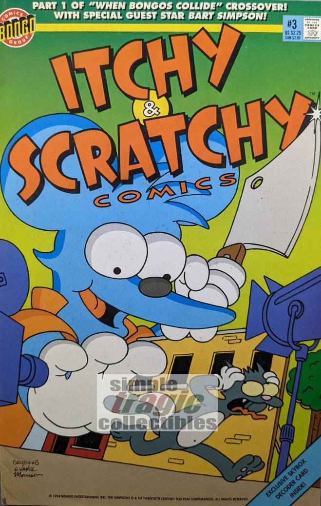 Itchy & Scratchy (1993) #3 – Simple Tragic Collectibles