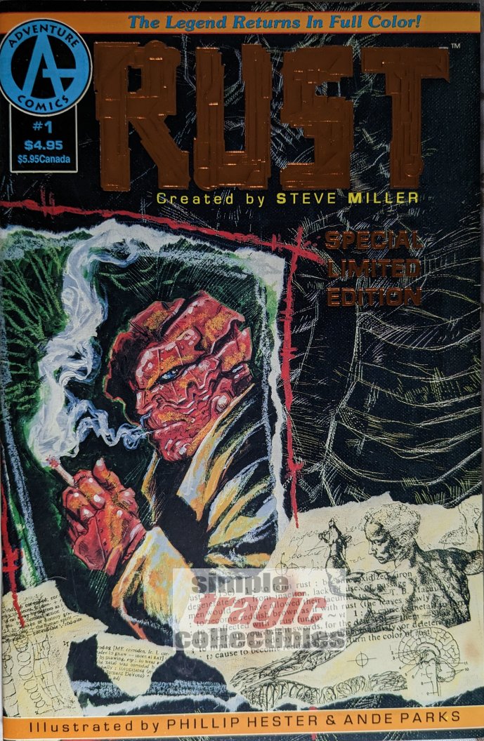 Rust (1992) #1 (of 4) (Special Edition) – Simple Tragic Collectibles