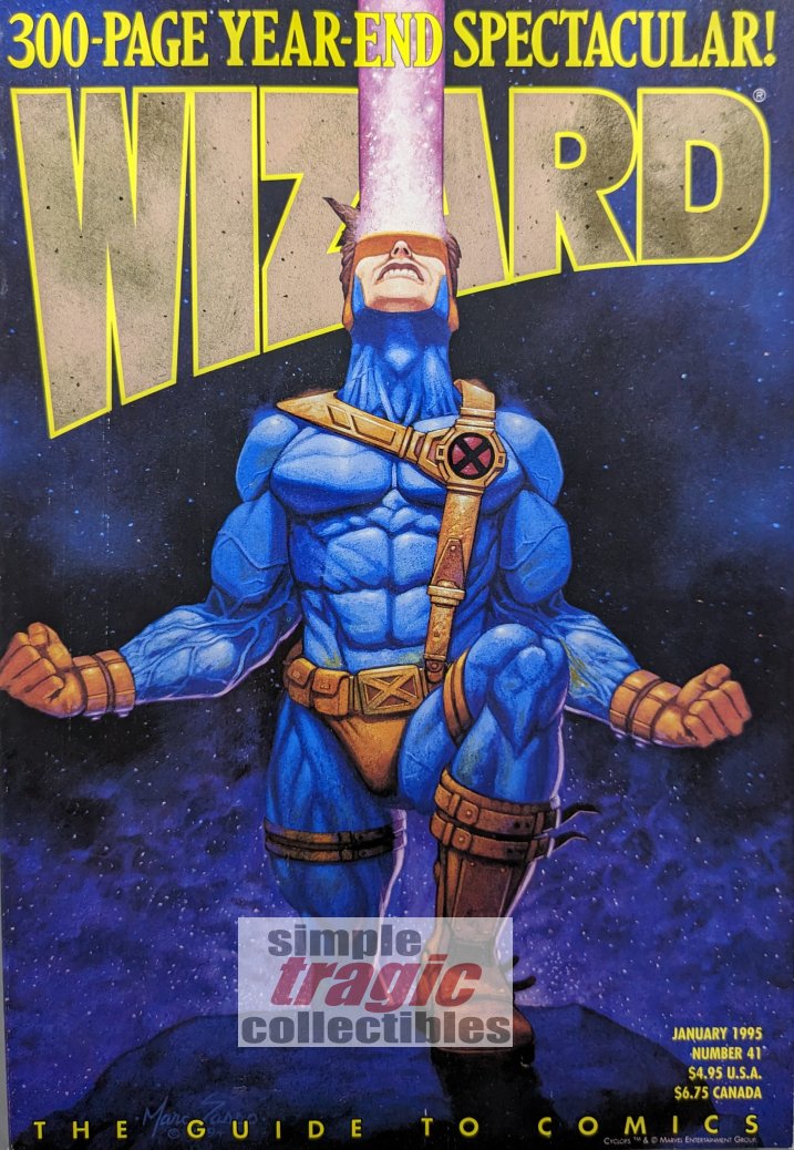 Wizard: The Guide To Comics (1991) #41 (Cyclops Cover) (Unbagged) – Simple Tragic Collectibles