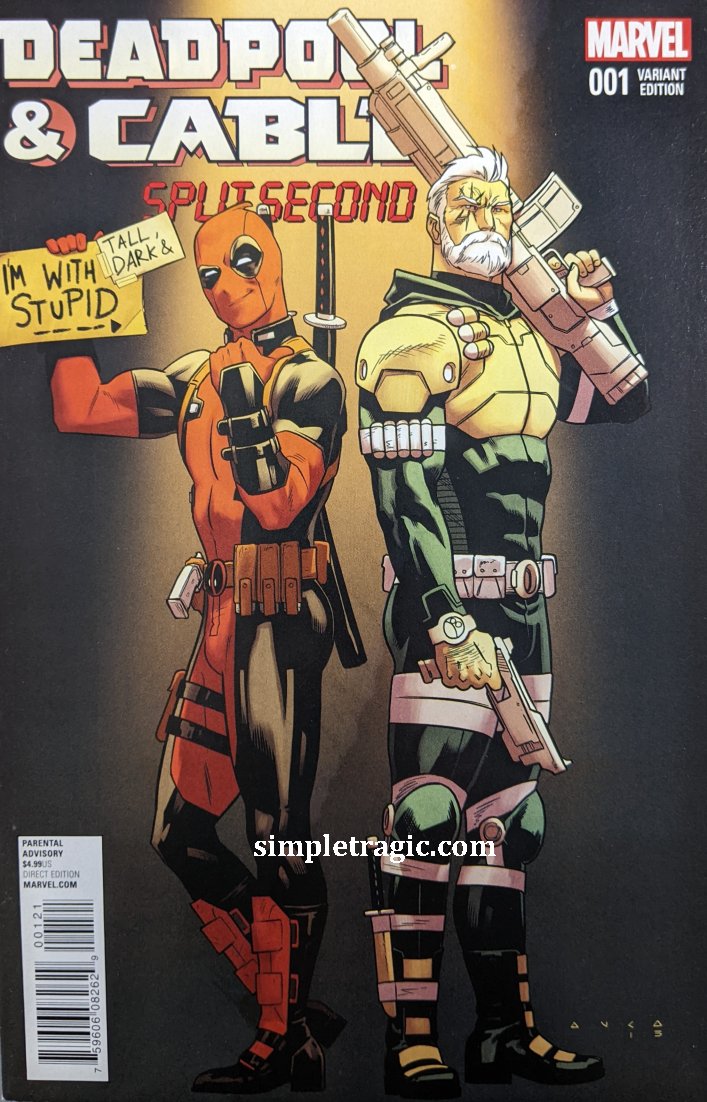 Deadpool & Cable: Split Second (2015) #1 (Variant Anka) – Simple Tragic Collectibles