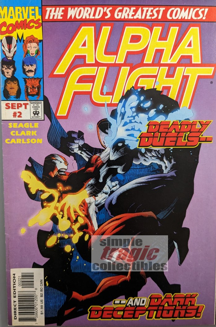 Alpha Flight (1997) #2 (Purple) – Simple Tragic Collectibles