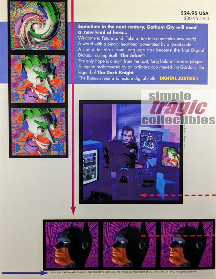 Batman: Digital Justice (1990) Hardcover – Simple Tragic Collectibles