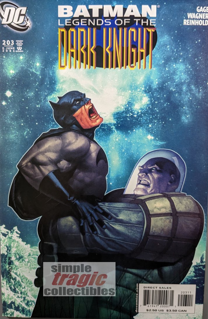 Batman: Legends of the Dark Knight (1989) #203 – Simple Tragic Collectibles
