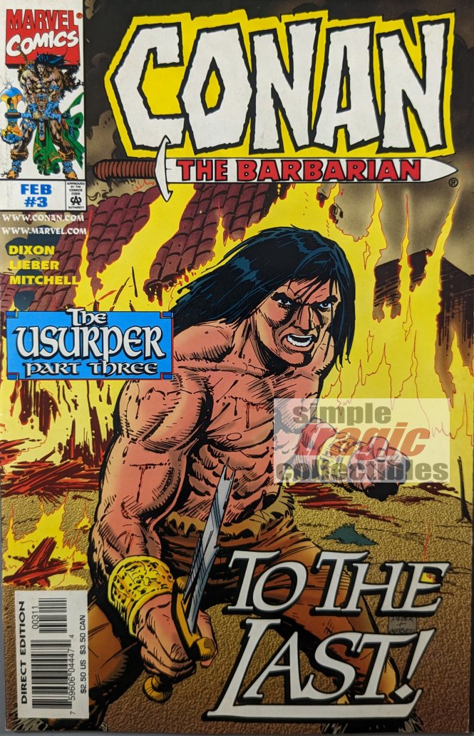 Conan The Barbarian: The Usurper (1997) #3 (of 3) – Simple Tragic ...