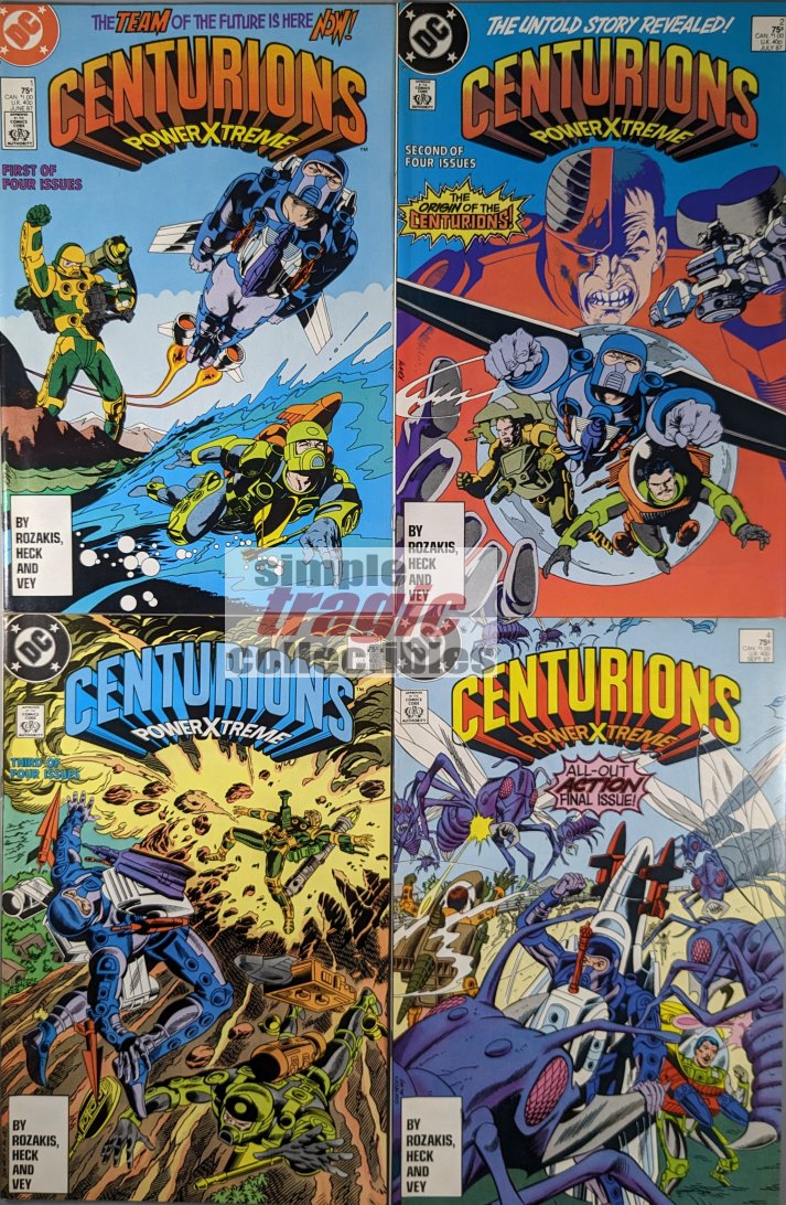 Centurions (1987) #1-4 Complete Set – Simple Tragic Collectibles
