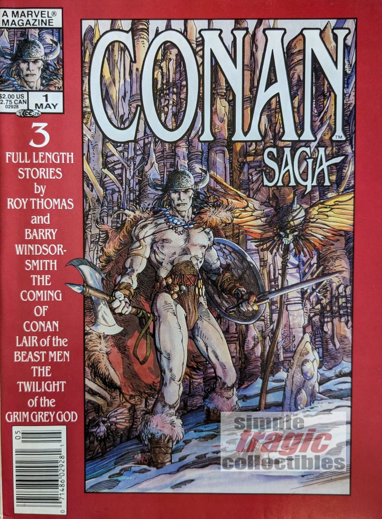 Conan Saga (1987) #1 – Simple Tragic Collectibles