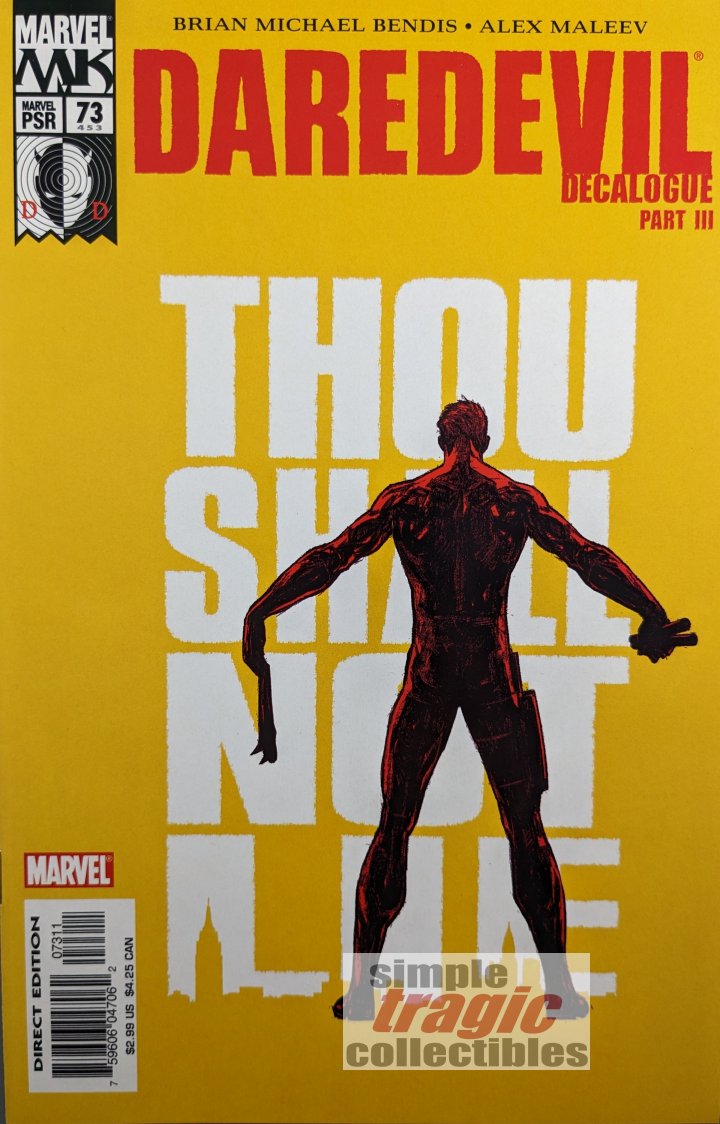 Daredevil (1998) #73 – Simple Tragic Collectibles