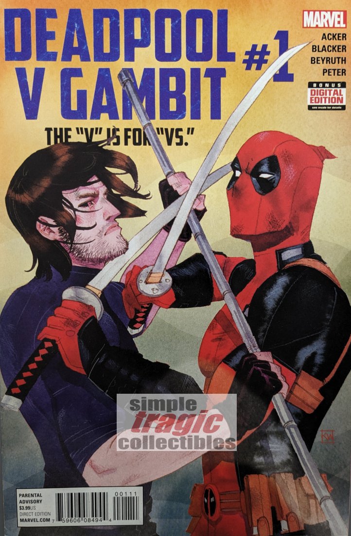 Deadpool V Gambit (2016) #1 (of 5) – Simple Tragic Collectibles