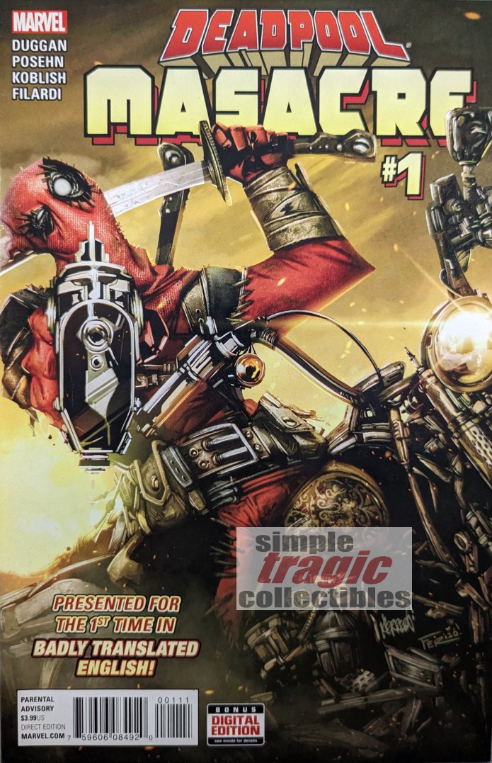 Deadpool: Masacre (2016) #1 – Simple Tragic Collectibles