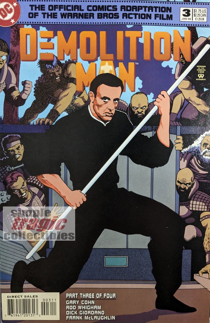 Demolition Man (1993) #3 (of 4) – Simple Tragic Collectibles