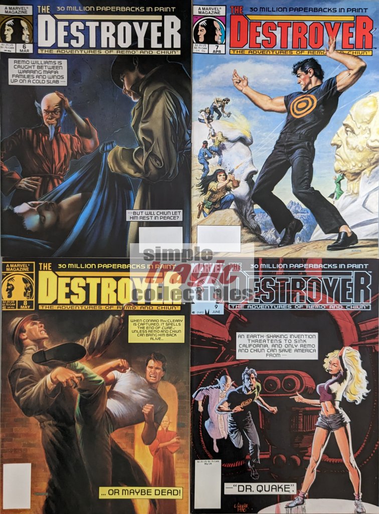 Destroyer Magazine, The (1989) #1-9 Complete Set – Simple Tragic ...