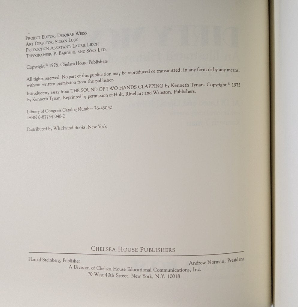 Dirty Movies: An Illustrated History Of The Stag Film (1976) Hardcover ...
