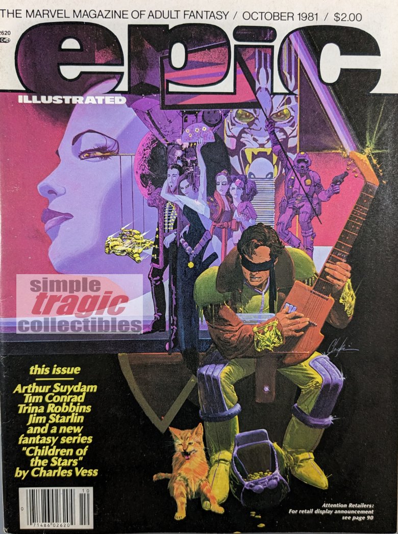 Epic Illustrated Magazine (1980) #8 – Simple Tragic Collectibles