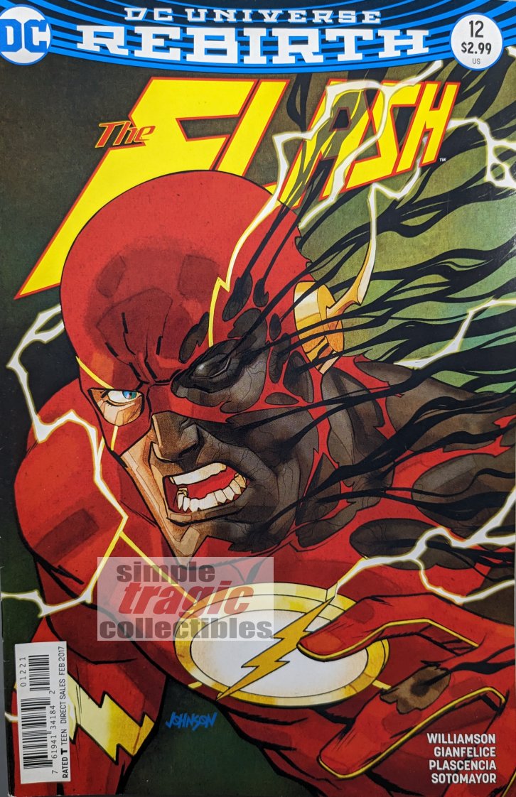Flash, The (2016) #12 (Variant Johnson) – Simple Tragic Collectibles