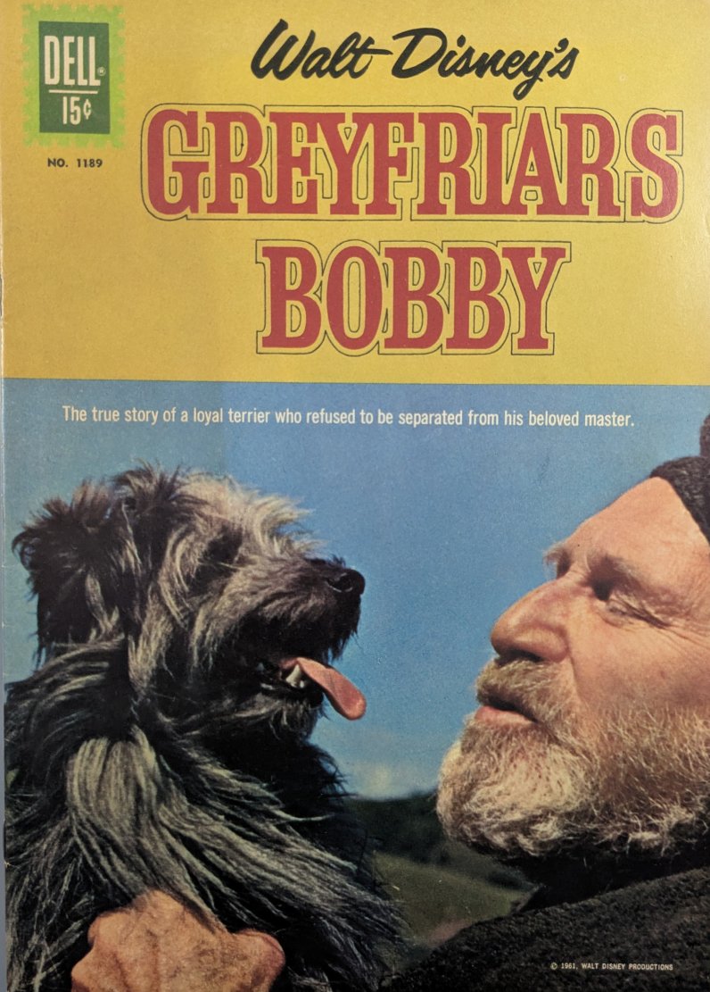Four Color (1942) #1189 (Walt Disney's Greyfriars Bobby) – Simple ...