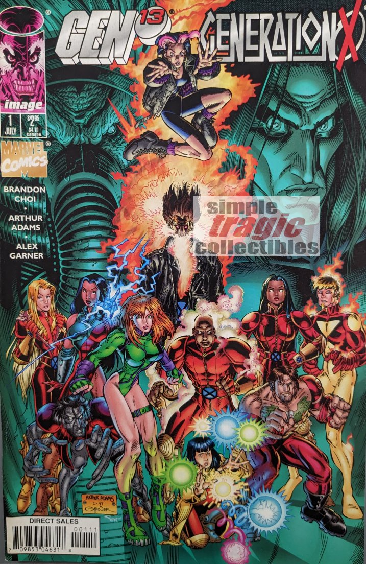 Gen 13 / Generation X (1997) #1 (Variant Adams) – Simple Tragic ...