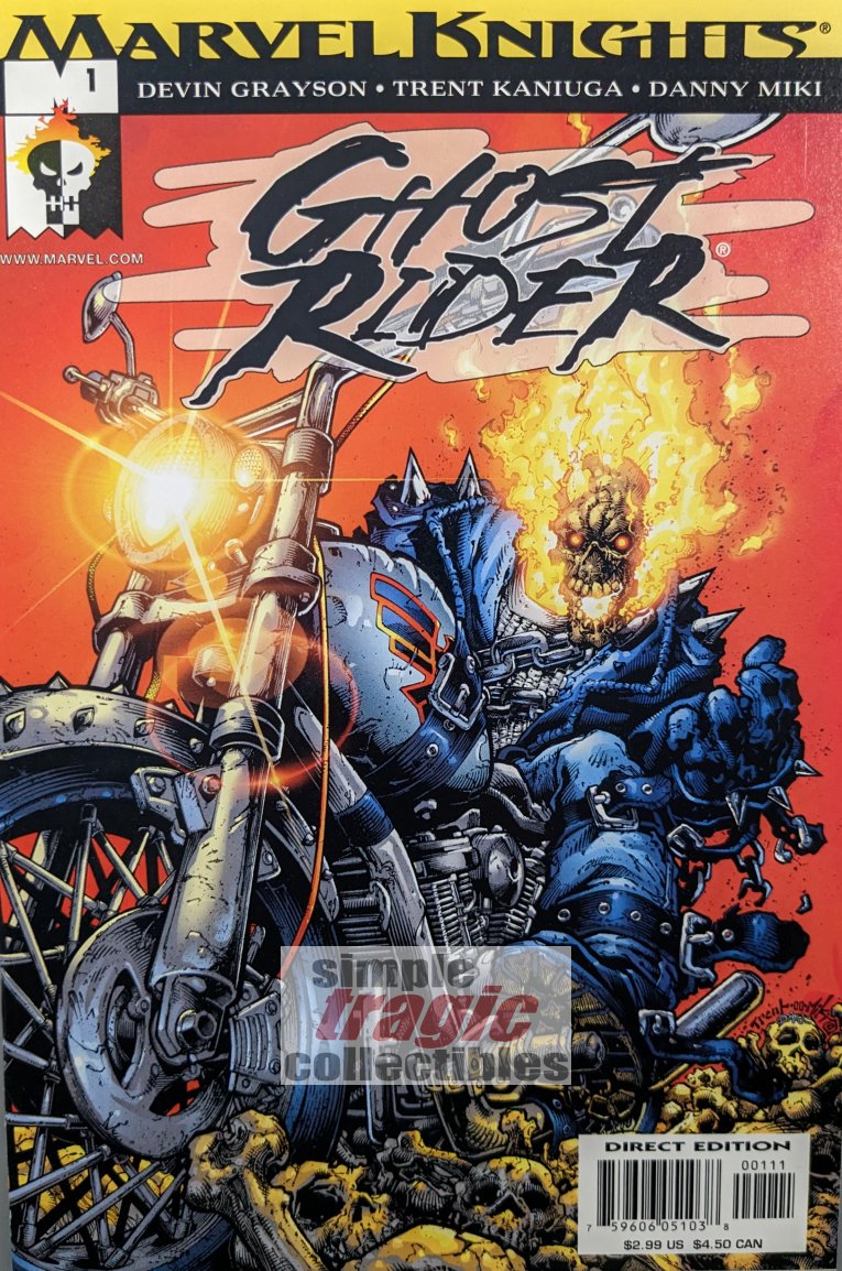 Ghost Rider (2001) #1 (of 6) – Simple Tragic Collectibles