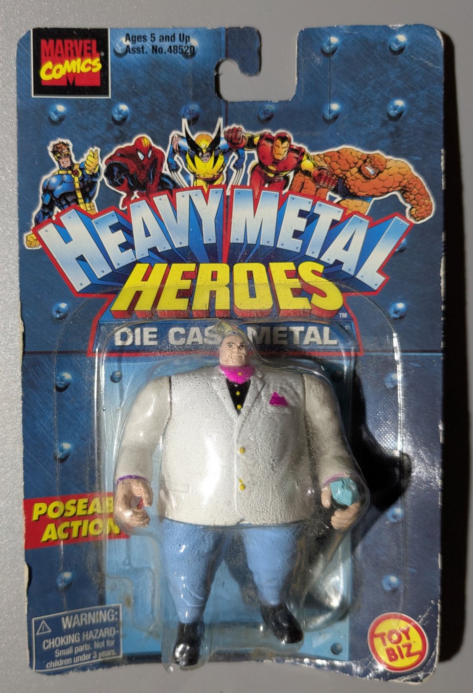 Kingpin Heavy Metal Heroes Figure (1997) Sealed – Simple Tragic ...