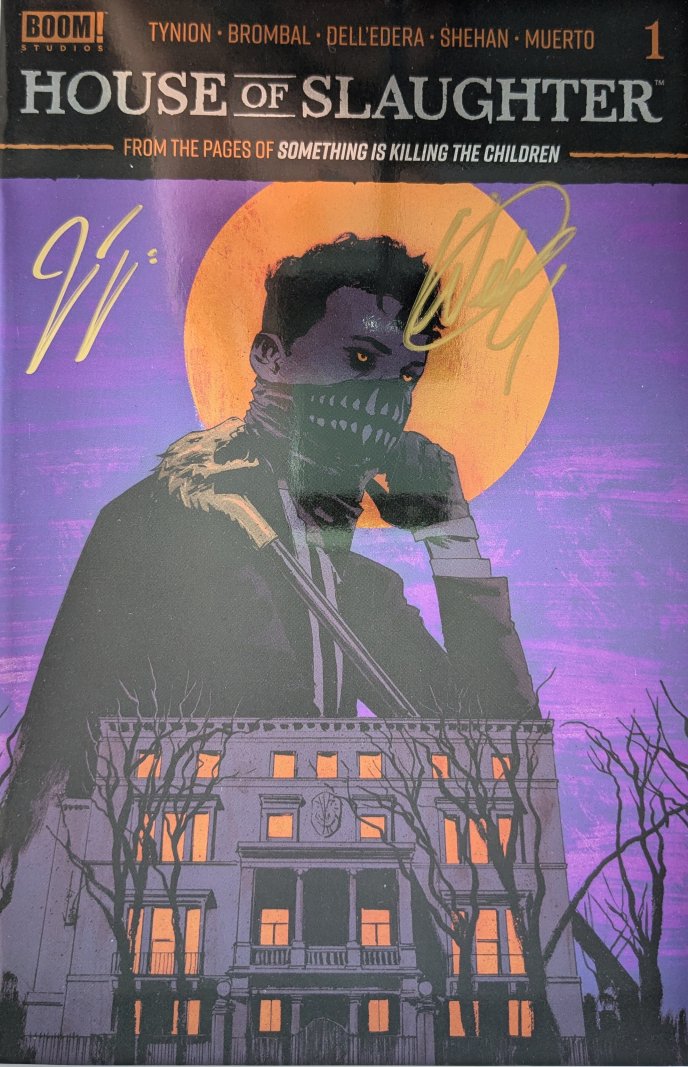 House Of Slaughter (2021) #1 (Foil Variant) SIGNED x2 – Simple Tragic ...