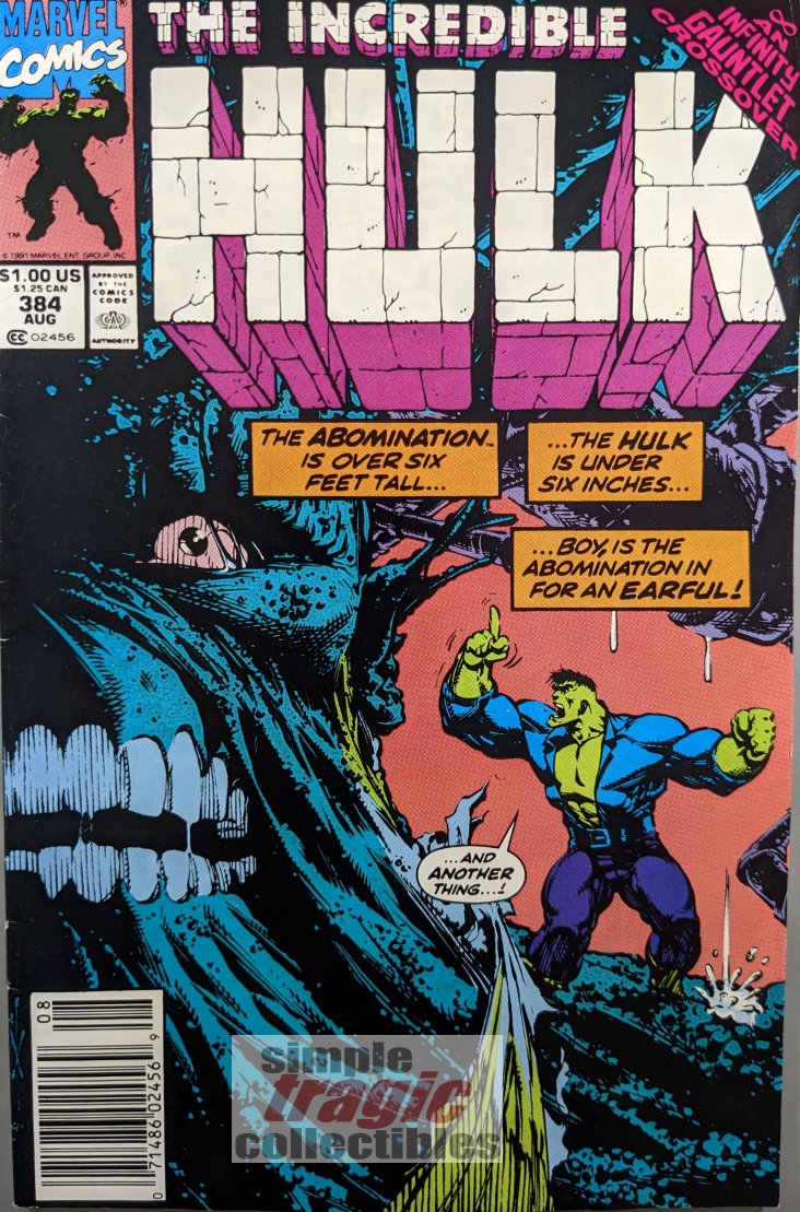 Incredible Hulk, The (1962) #384 – Simple Tragic Collectibles