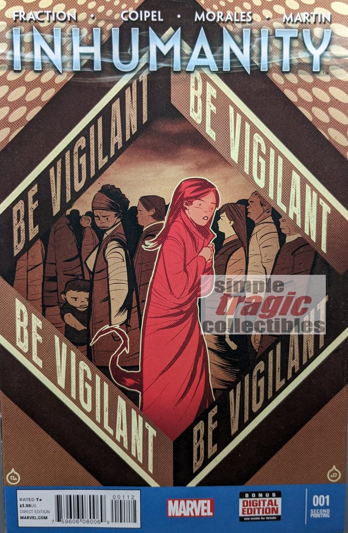 Inhumanity (2014) #1 (of 2) (2nd Print) – Simple Tragic Collectibles