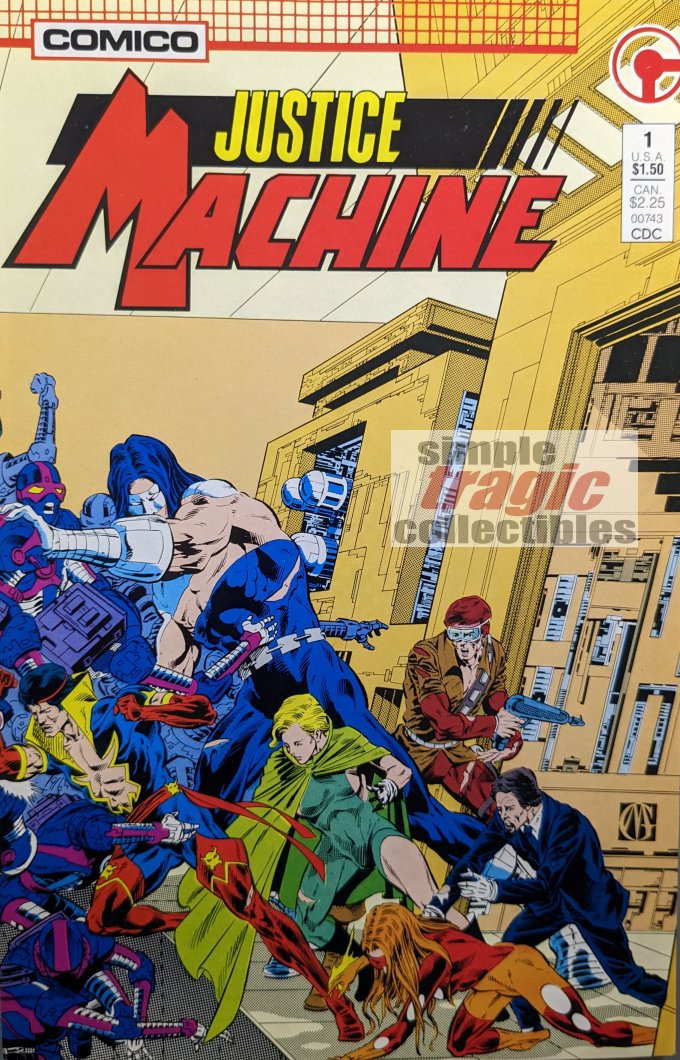 Justice Machine (1987) #1 – Simple Tragic Collectibles