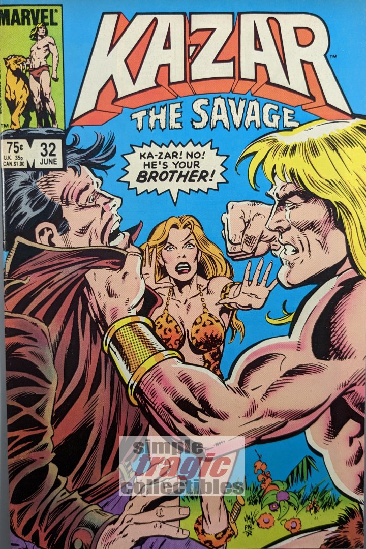 Ka-Zar The Savage (1981) #32 – Simple Tragic Collectibles