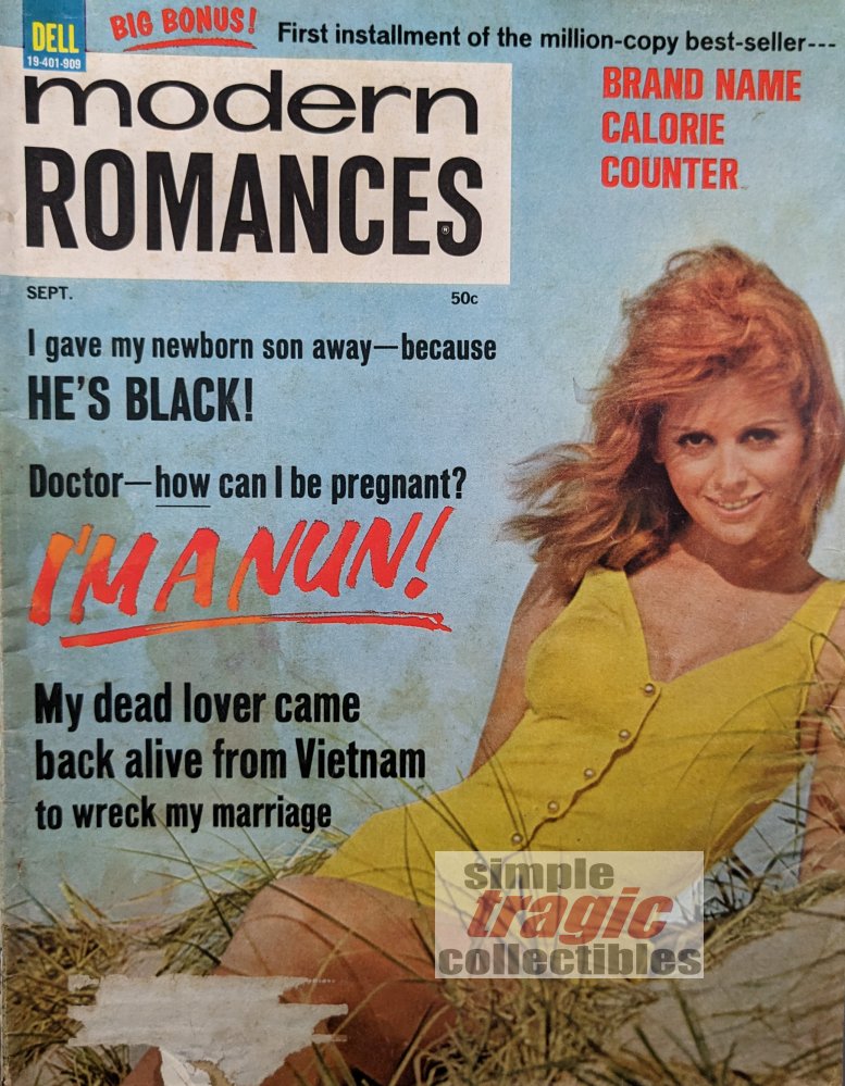 Modern Romances (1931) September, 1969 – Simple Tragic Collectibles