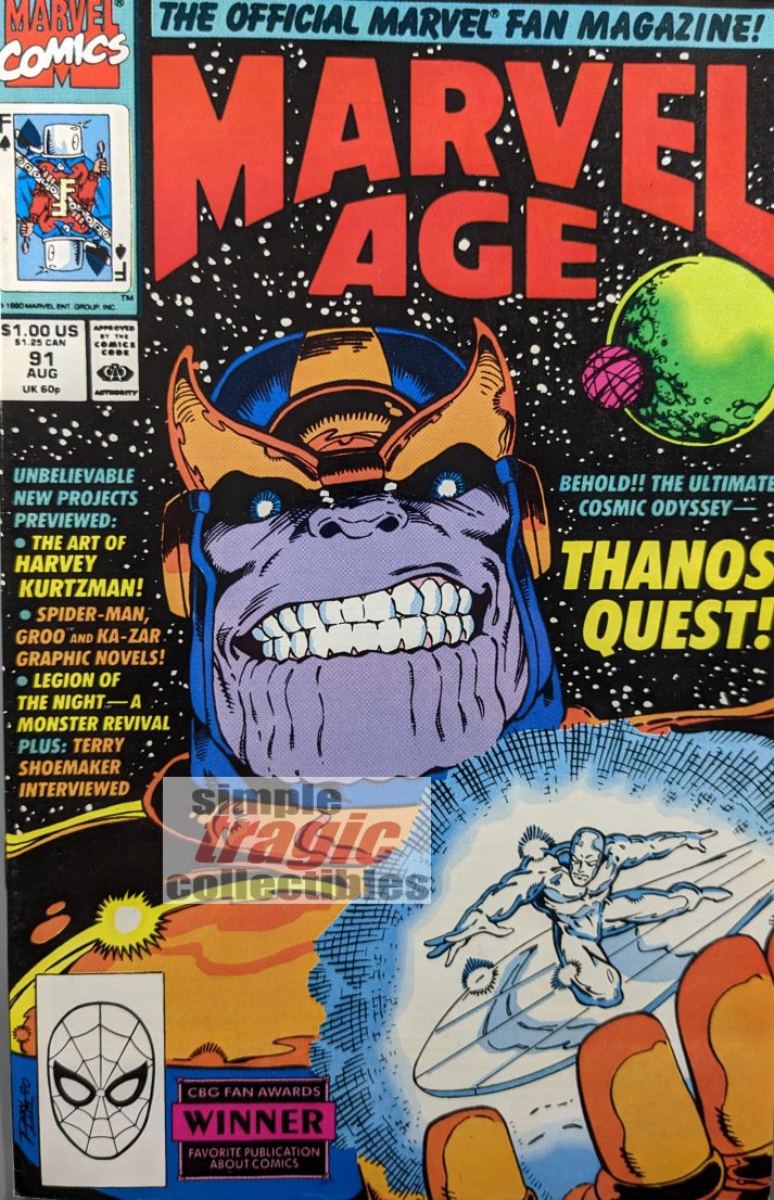 Marvel Age (1983) #91 – Simple Tragic Collectibles