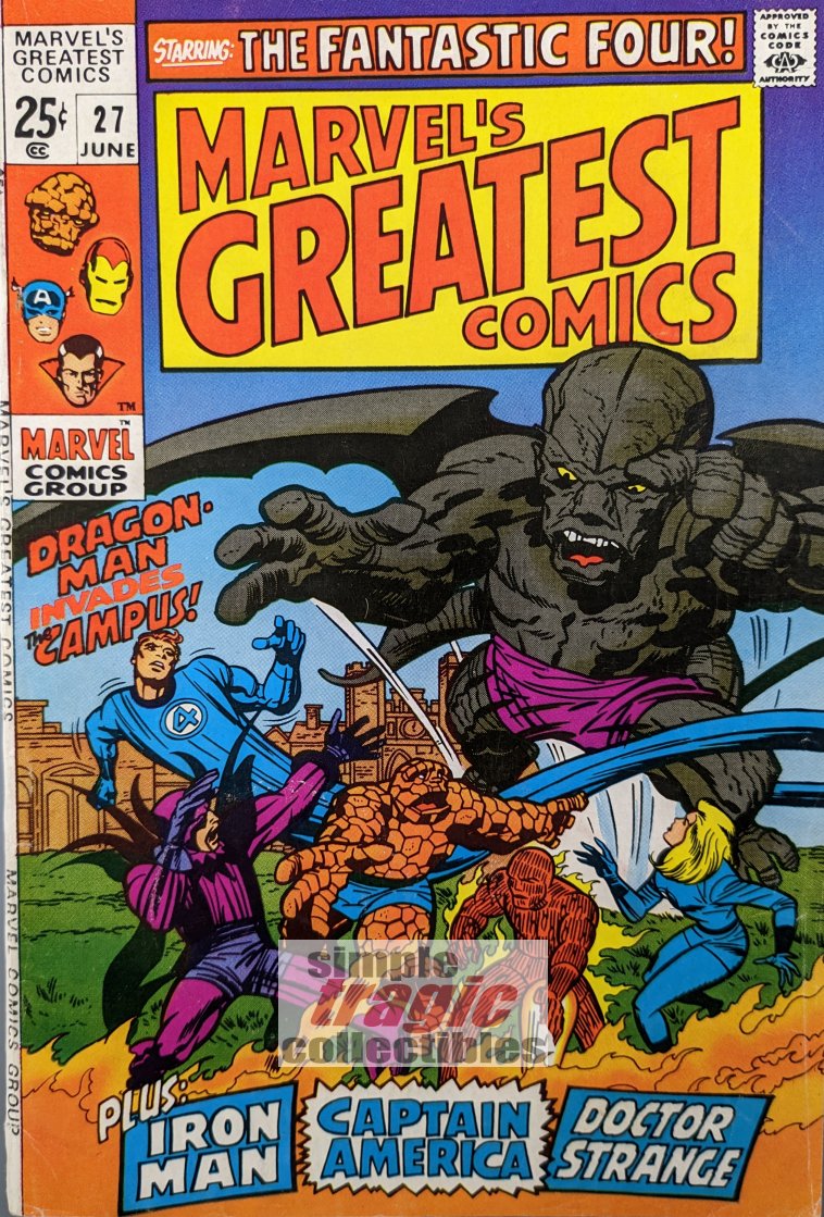 Marvel's Greatest Comics (1969) #27 – Simple Tragic Collectibles
