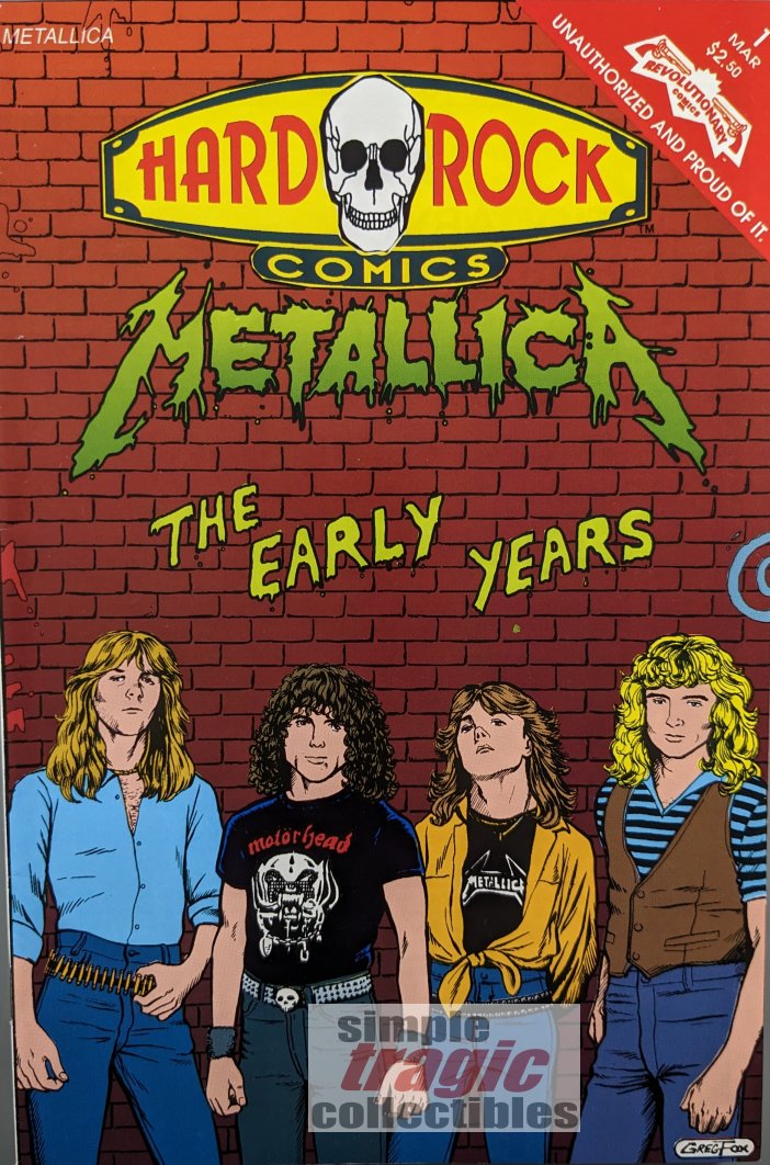 Hard Rock Comics (1992) #1 (Metallica) – Simple Tragic Collectibles