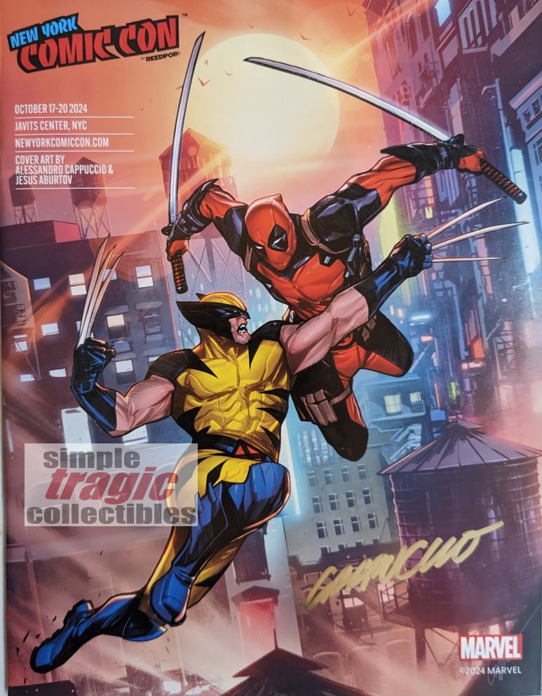 New York Comic Con Convention Program 2024 SIGNED – Simple Tragic ...