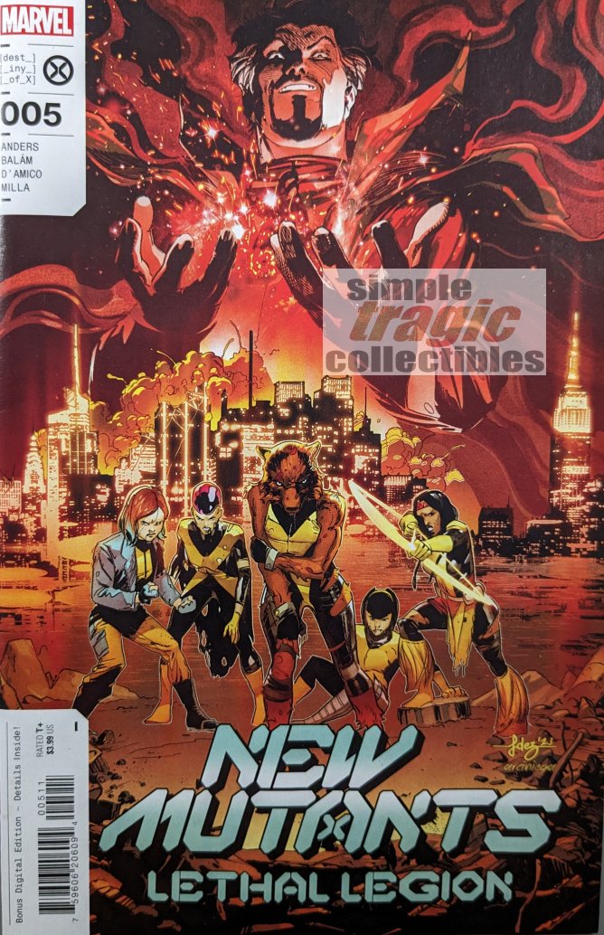 New Mutants: Lethal Legion (2023) #5 – Simple Tragic Collectibles