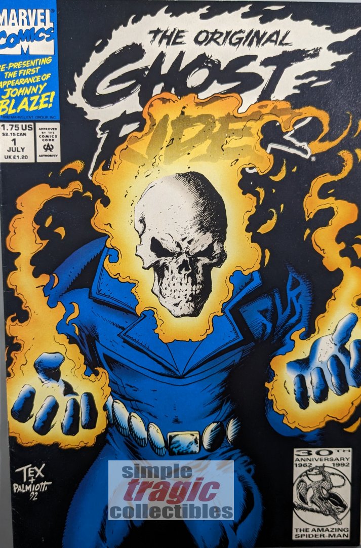 Original Ghost Rider, The (1992) #1 – Simple Tragic Collectibles