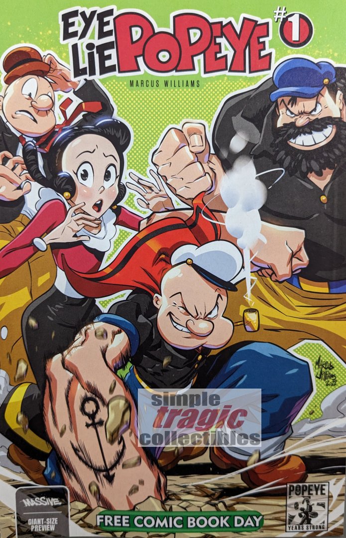 Eye Lie Popeye FCBD (2024) #1 – Simple Tragic Collectibles