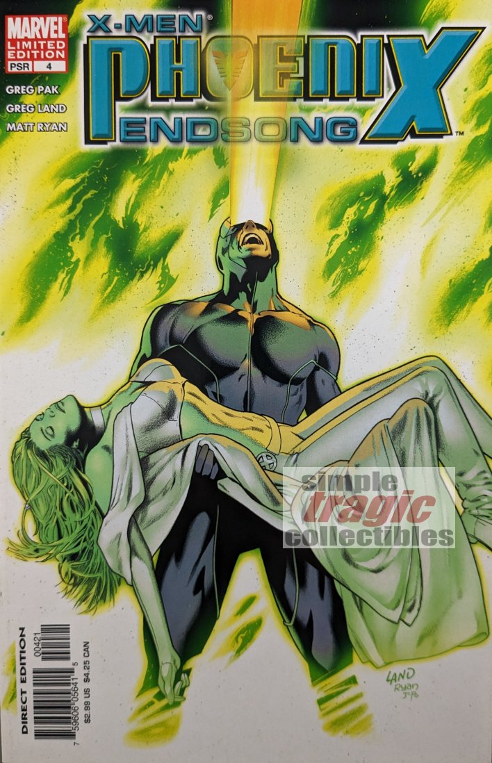 X-Men: Phoenix Endsong (2005) #4 (Of 5) (Green Variant) – Simple Tragic ...