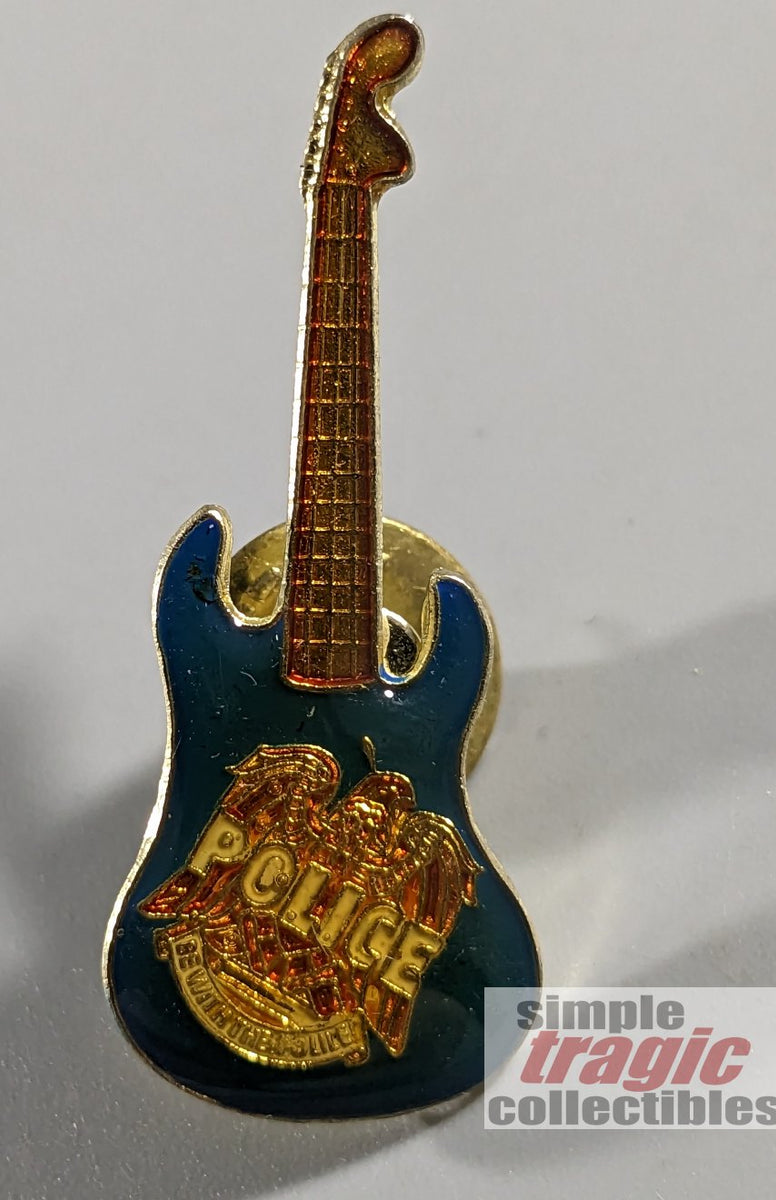 Police - 1" Vintage Enamel Hat Pin – Simple Tragic Collectibles