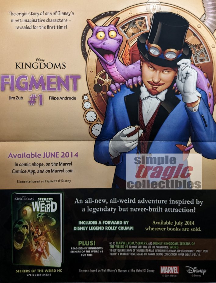 Amazing Spider-Man / Figment (2014) 10" x 13" Double-Sided Promo Poste ...