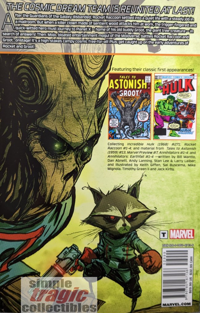 Rocket Raccoon & Groot: The Complete Collection (2013) TPB – Simple ...