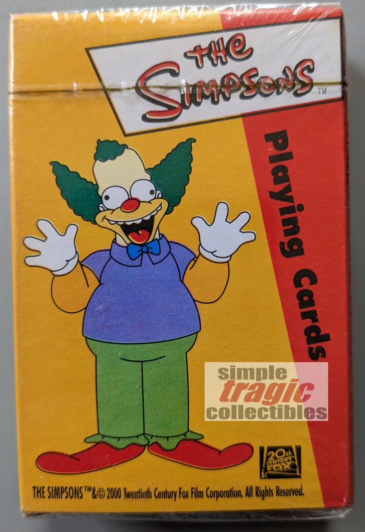 Simpsons Playing Cards (2000) - Sealed – Simple Tragic Collectibles