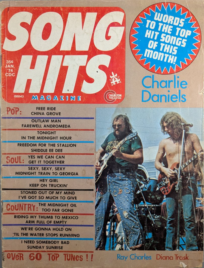 Song Hits Magazine (1937) Vol 38, #95 (January, 1974) – Simple Tragic ...