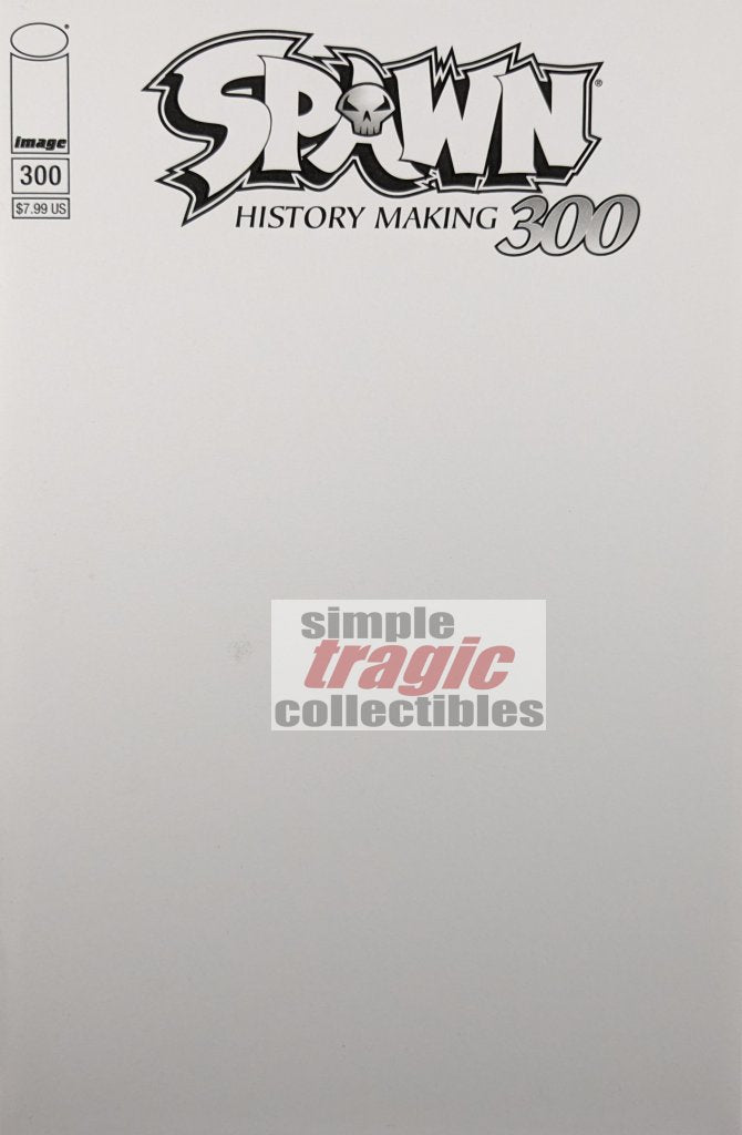Spawn (1992) #300 (Blank Variant) – Simple Tragic Collectibles