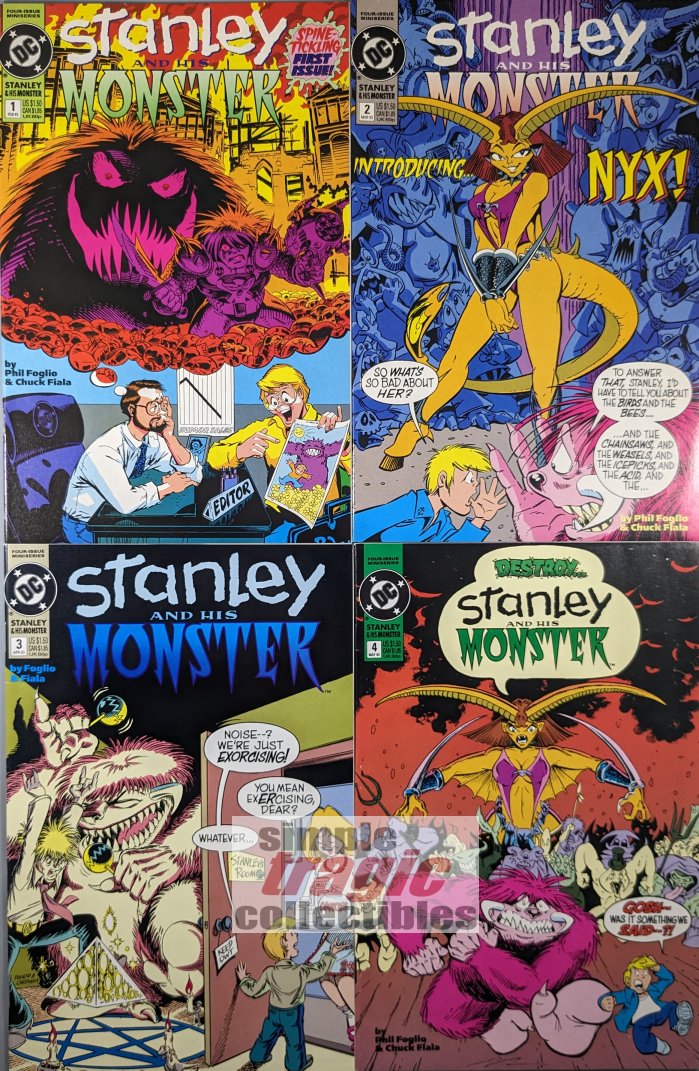 Stanley And His Monsters (1993) #1-4 Complete Set – Simple Tragic ...