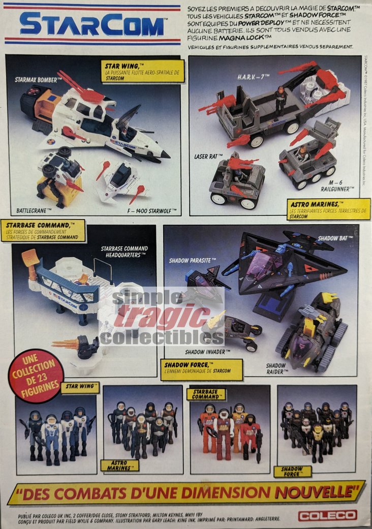 STARCOM 3-Deploy 3_D Comic (1987) (With Glasses) – Simple Tragic ...