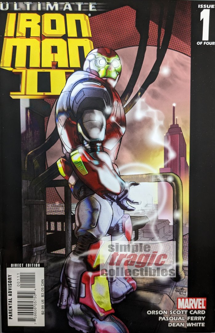 Ultimate Iron Man Comic Art