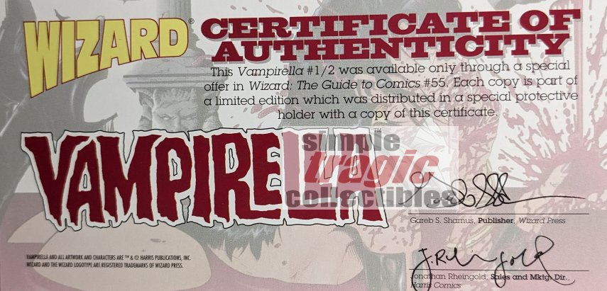 Vengeance Of Vampirella Wizard Exclusive (1996) #1/2 – Simple Tragic ...