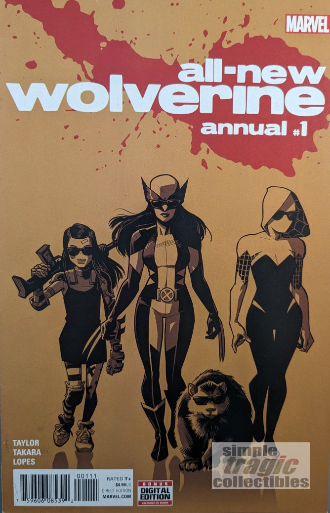 All-New Wolverine (2015) Annual #1 – Simple Tragic Collectibles