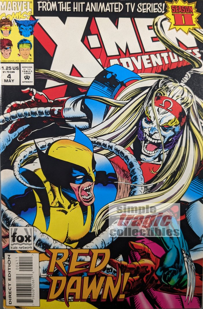 X-Men Adventures (Season 2) (1994) #4 – Simple Tragic Collectibles
