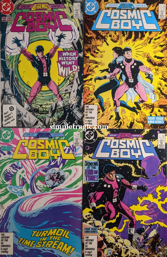 Cosmic Boy (1986) #1-4 Complete Set – Simple Tragic Collectibles